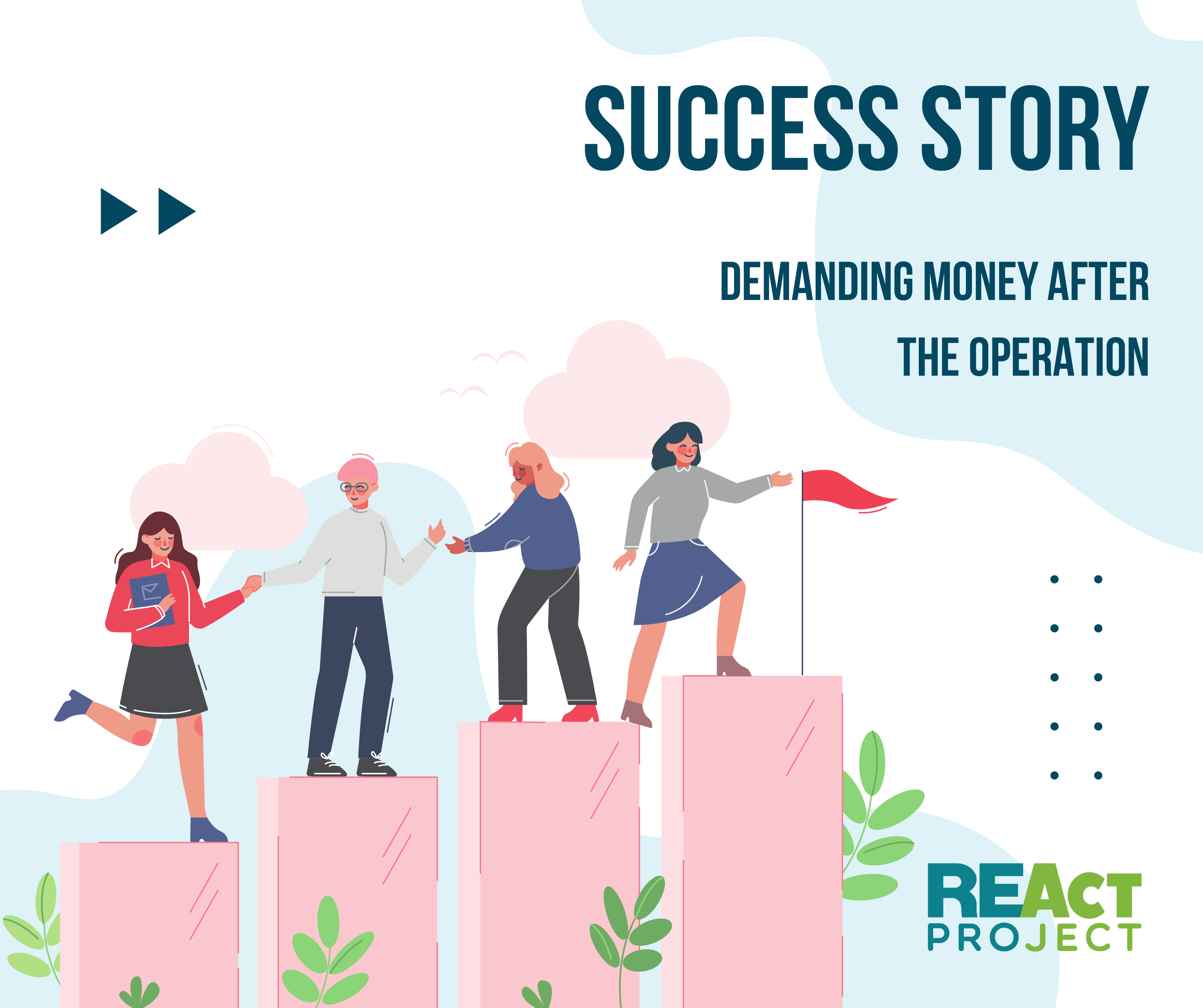 Demanding money after the operation - REAct